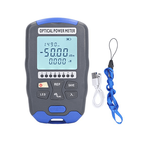 ckepdyeh Optical Fiber Power Meter,10KM 10 Wavelengths Universal ...