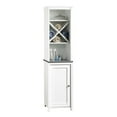 Sauder Caraway Bathroom Storage Linen Tower, Soft White - Walmart.com