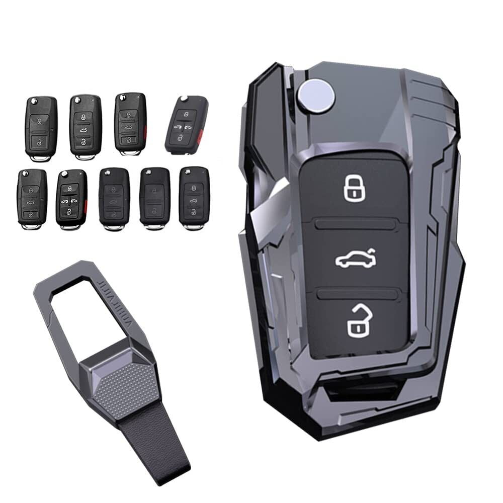 Key Fob Cover Case For VW Jetta Golf Polo MK7 Passat Tiguan Beetle With ...