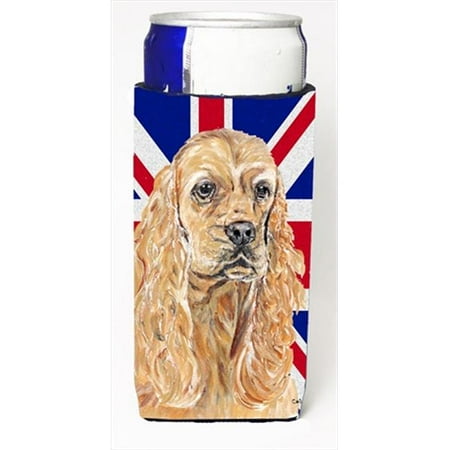 Buff Cocker Spaniel With Engish Union Jack British Flag Michelob Ultra ...