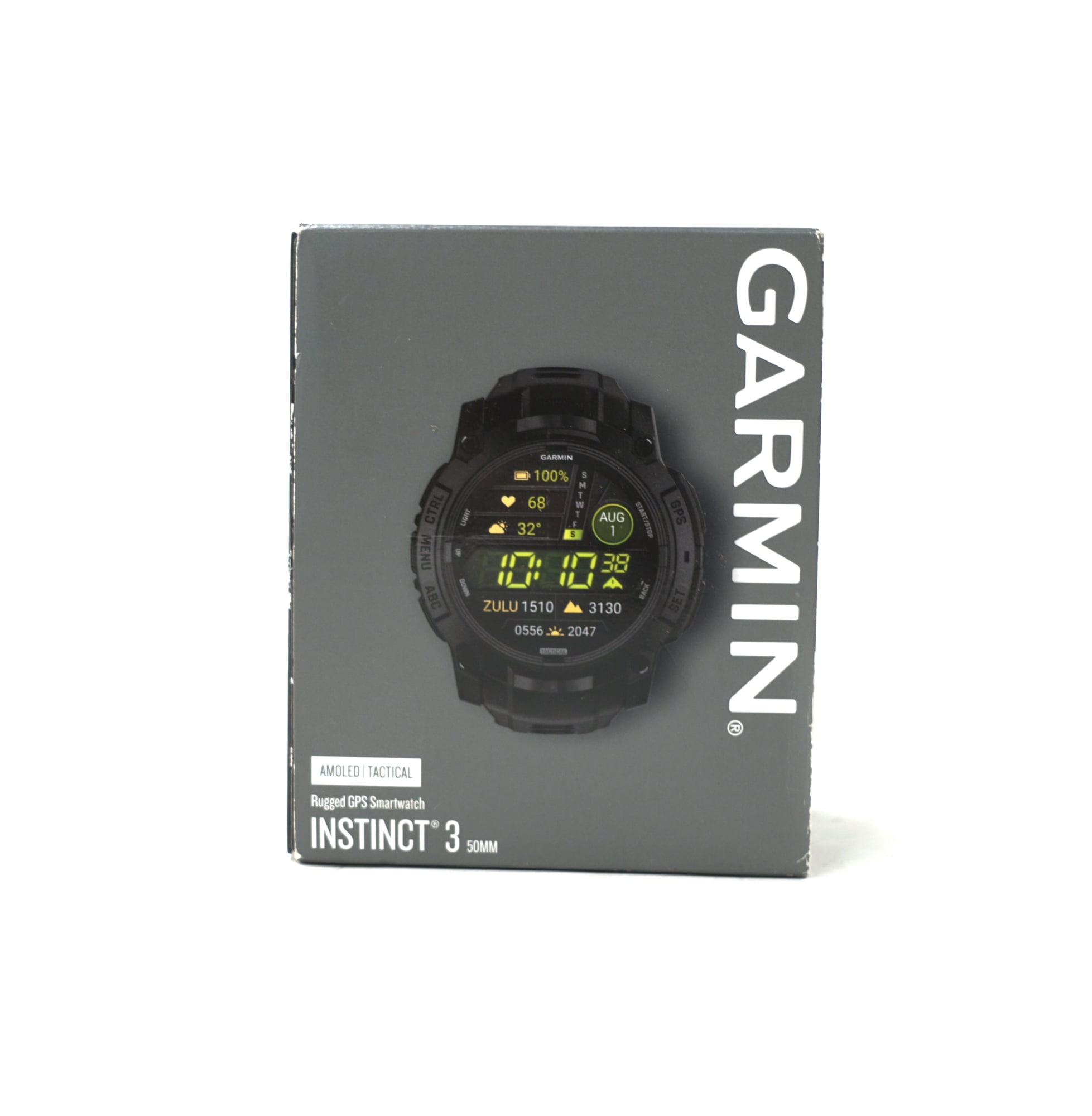 Pre-Owned Garmin Instinct 3 Tactical Edition, 50mm, AMOLED Display ...