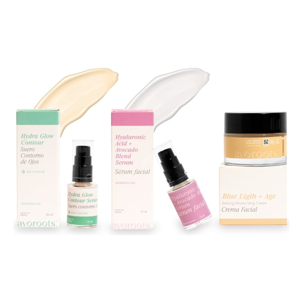 Super Hydra Kit Hidratante Facial Completo Avoroots 30ml | Bodega ...