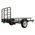 4 ft. x 6 ft. Powder-Coated Open Side Multi Purpose Utility Trailer ...
