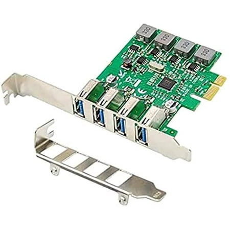 Bmatwk 4-Port USB 3.0 PCI Express PCIe Card - PCI-E to USB 3.0 ...