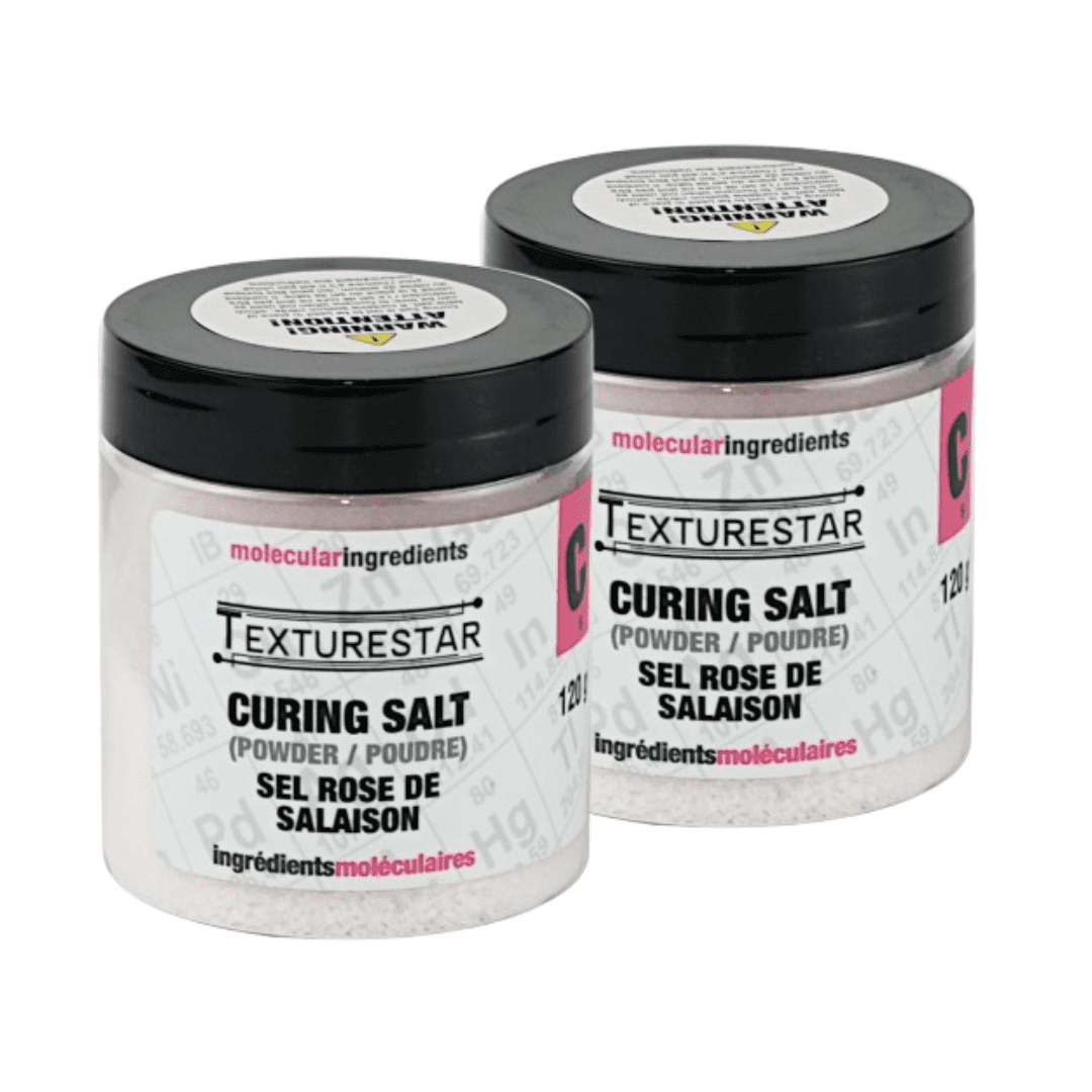 Texturestar Pink Curing Salt (Prague Powder #1) – 2 x 120g (4.23 oz ...