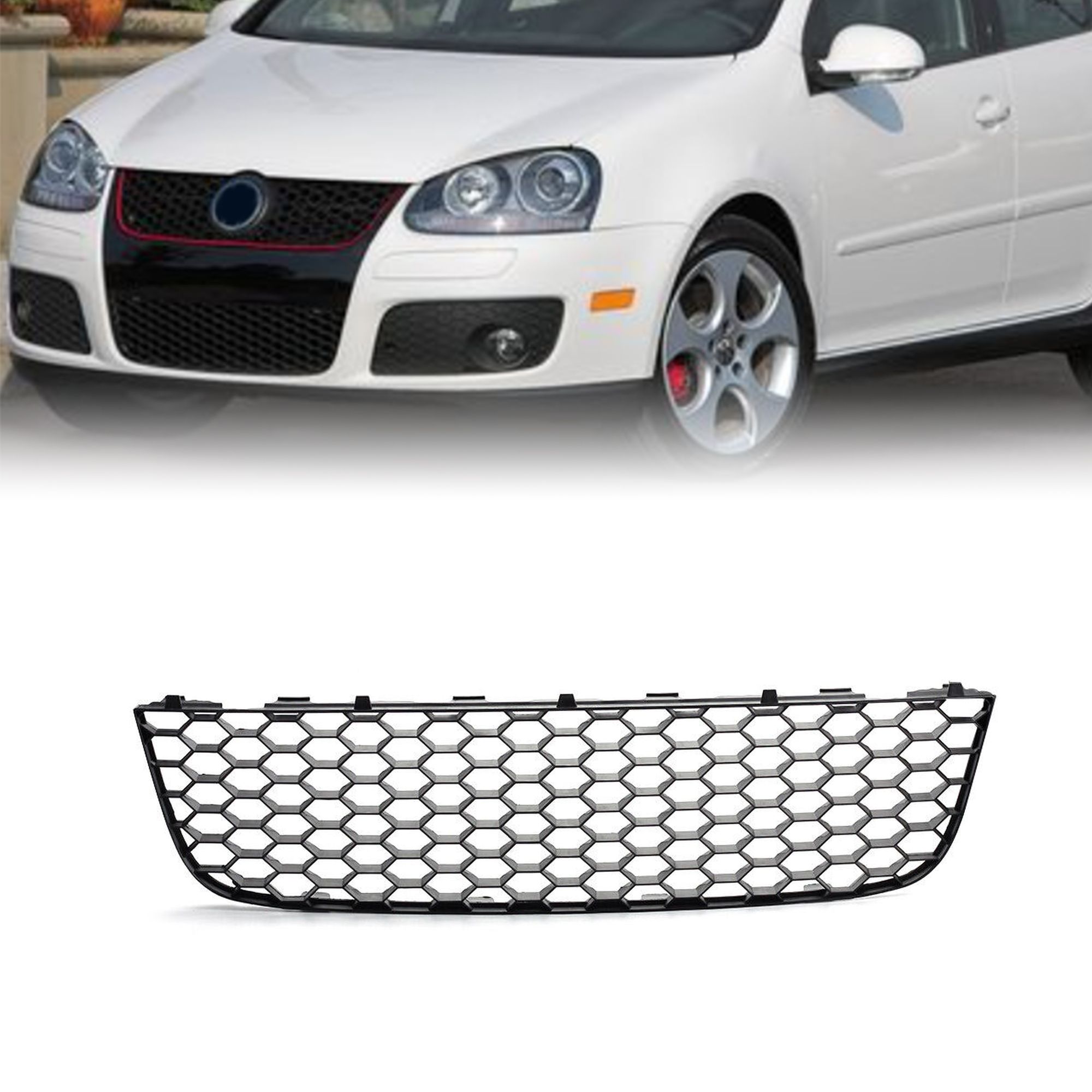 Front Lower Center Honeycomb Mesh Grille For 2006 2007 2008 2009 ...