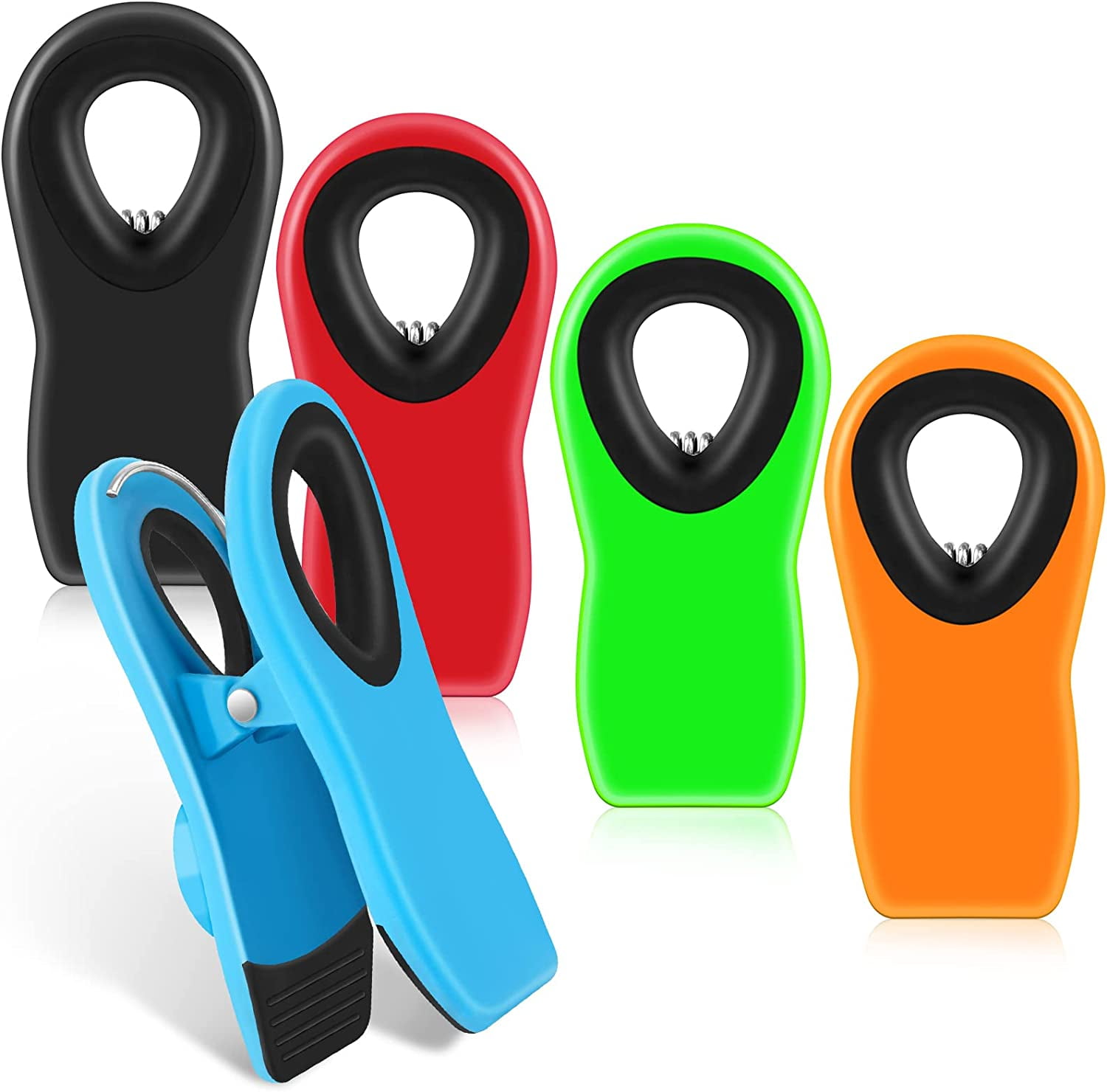 5 Pack Chip Clips Bag Clips, Food Clips Magnetic Chip Clips for Food ...