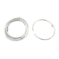 6 Pcs Loose Leaf Binder Rings 2 Inches, Metal Home Office Book Rings ...