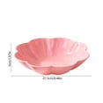Blossom Shaped Plastic Multipurpose Serving Bowl, Open Design Fruit and ...