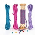 4Pcs 4mm 7 Strands Paracord Rope 3meter/9.84ft Each Colorful Polyester ...