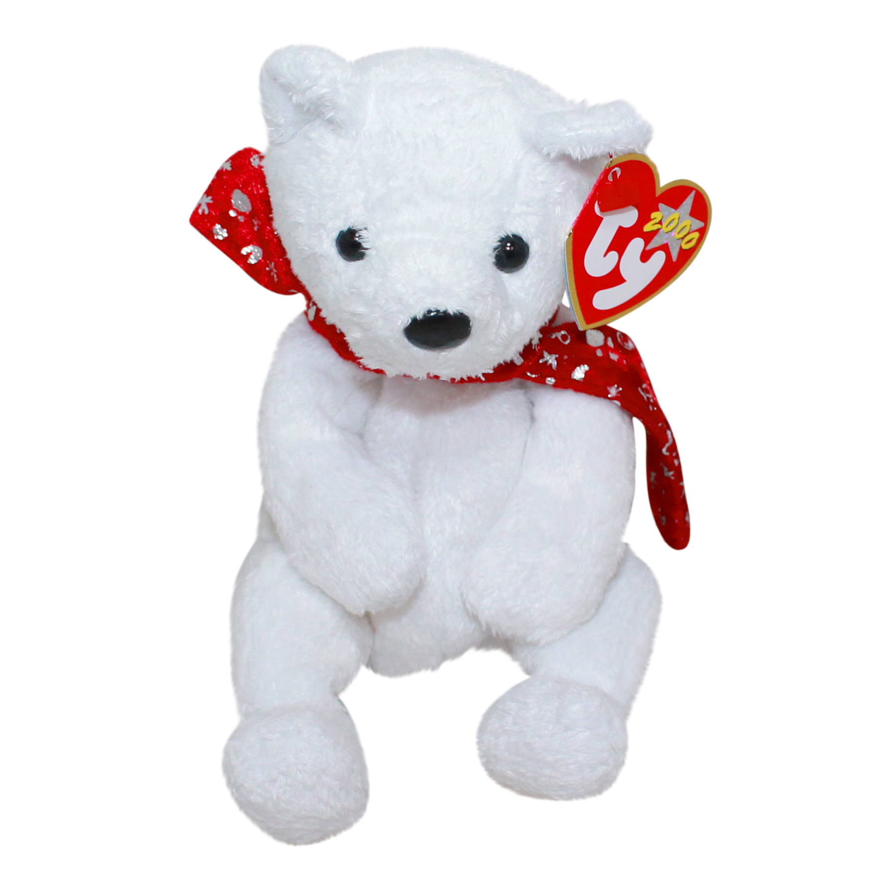 Ty Beanie Baby: 2000 Holiday Teddy the Bear | Stuffed Animal | MWMT ...