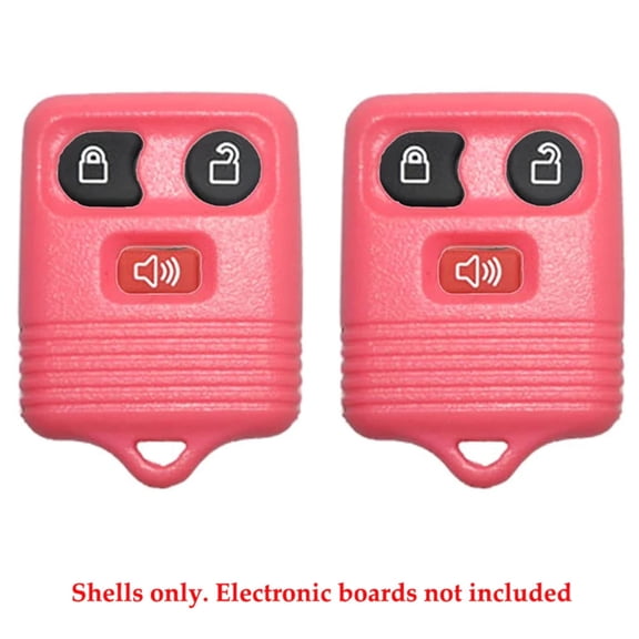 2 AKS KEYS New Shell Case 4 Buttons and Pad Compatible with Ford Remote ...
