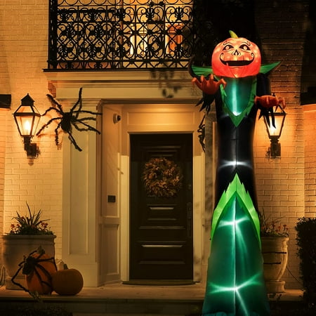 12FT Tall Halloween Inflatables, Halloween Inflatable Ghost with Built ...