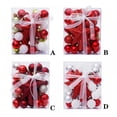 30Pcs Mini Christmas Balls Ornaments with Glitter Star Tree Topper, 3CM ...