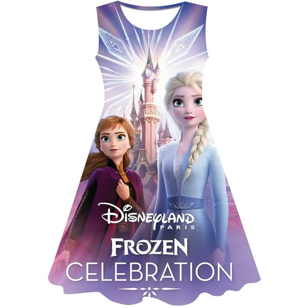 Frozen 2 Vestido Disfraces Niñas Princesa Vestidos Niños Snow Queen