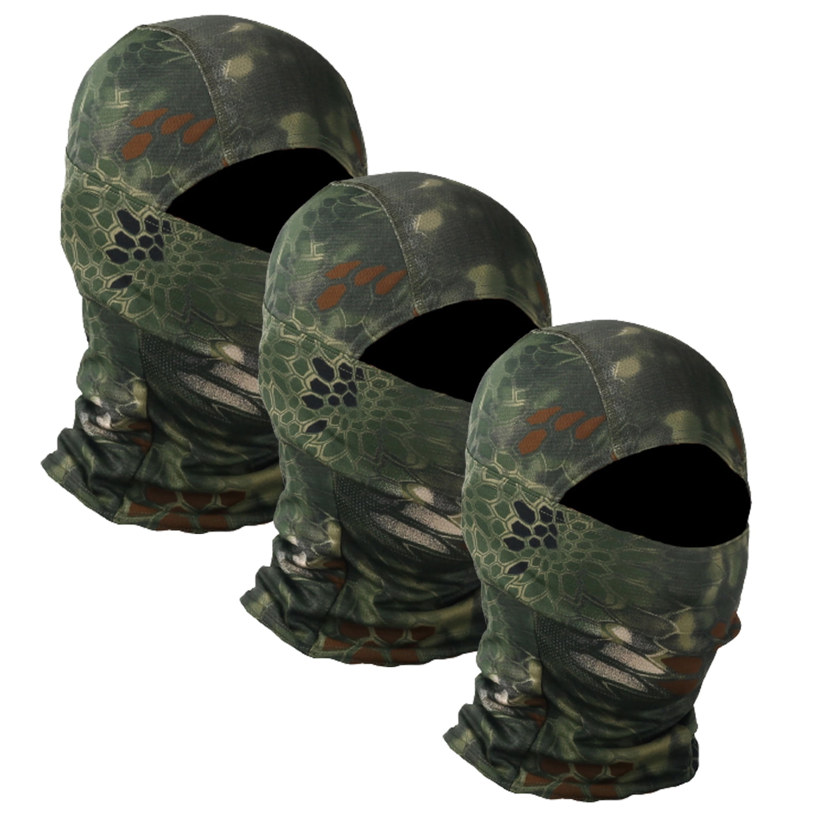 Bobasndm 3 Pack Balaclava Face Mask Camouflage Men Camo Balaclava ...