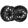 20" Black With Milled Accents Warlock 217 Wheel by Ultra Wheel 217 ...