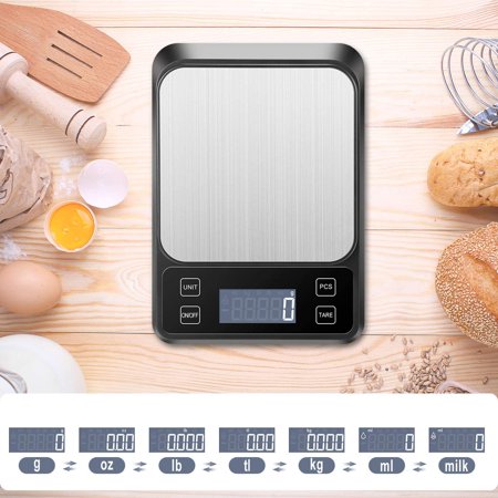 Kitchen scales Digital 10kg with USB charging Digital scales Electronic ...