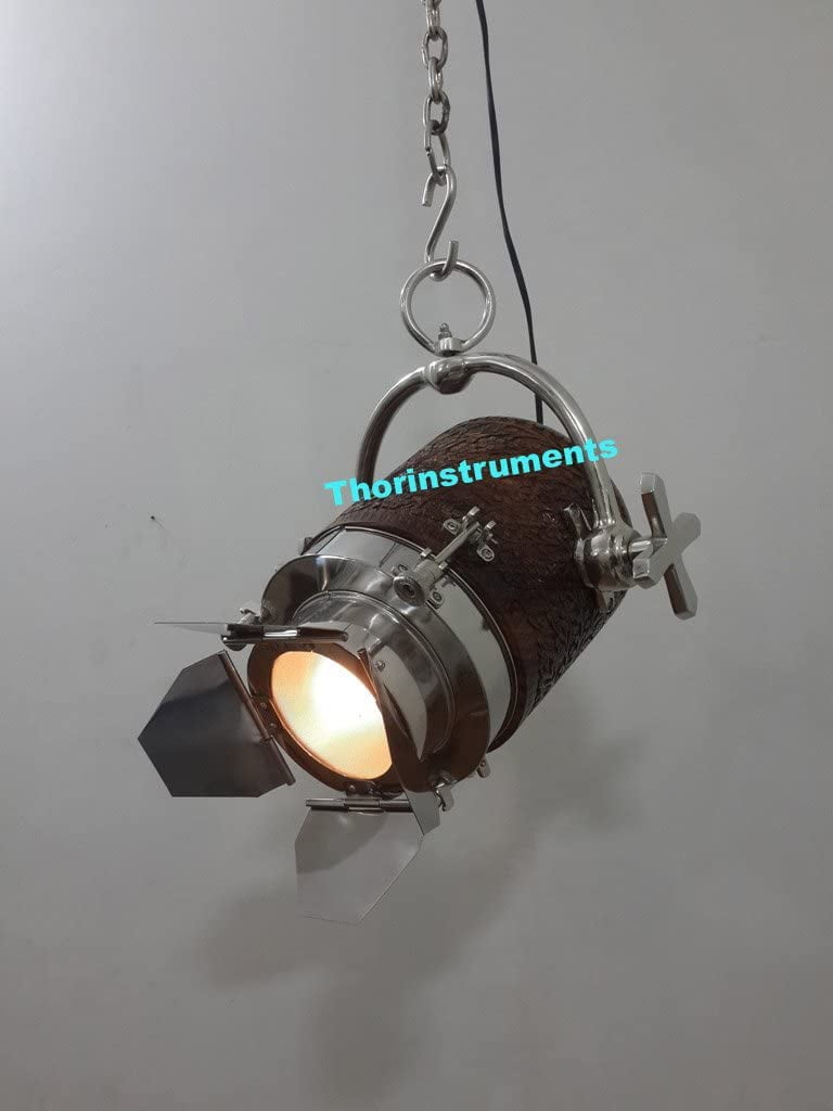 Vintage Designer Wood Pendant Light Porch Lamp Hanging Chain - Walmart.com