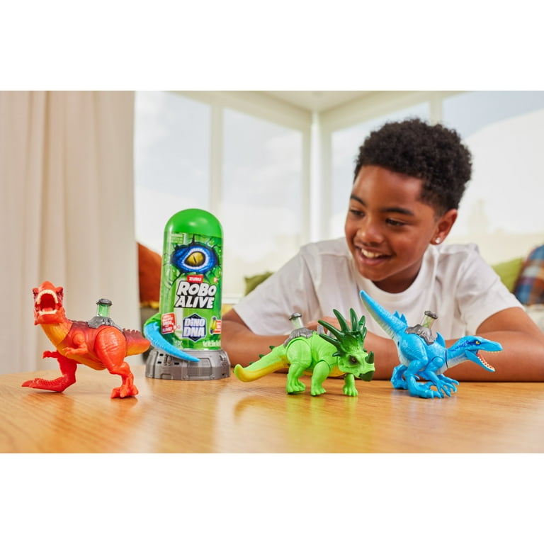 T Rex Toy Robo Alive Dino DNA By ZURU | T-Rex Dinosaur Toy With Light ...