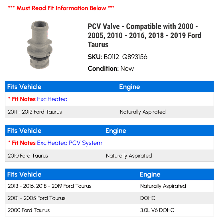 2003 Ford Taurus Pcv Valve Location 2004 Ford Taurus Owners Manual PDF