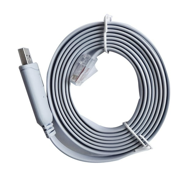 YellowDell USB to RS232 Serial to RJ45 CAT5 Console Adapter Cable for ...