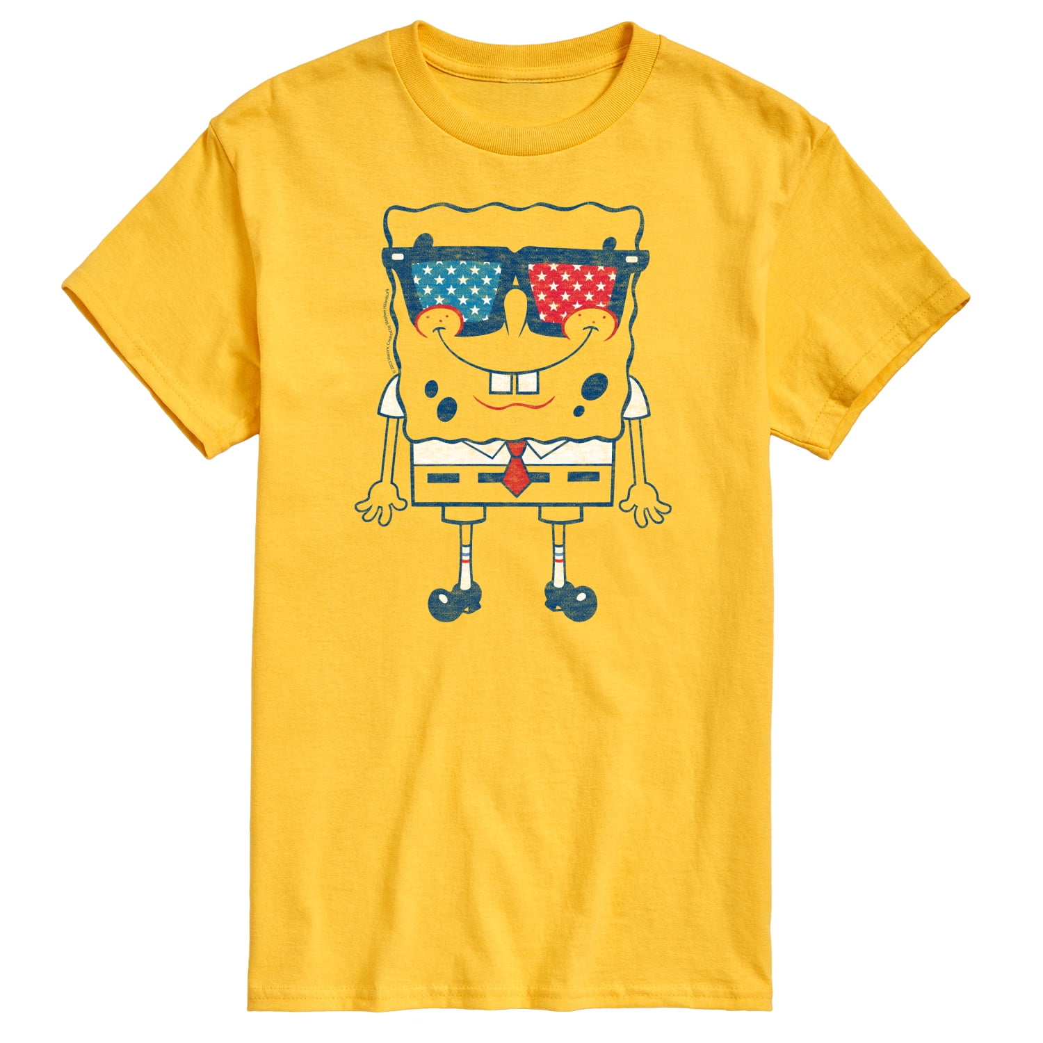 SpongeBob SquarePants - Flag Fill Sunglasses - Men's Short Sleeve ...
