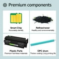 GREENCYCLE 1 Pack Compatible for HP 15A C7115A 13A Q2613A Black Toner ...