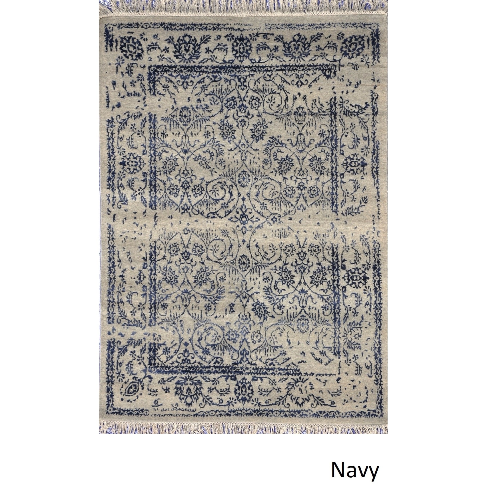 Hand Knotted Sandi Indoor Rug (9' x 13') - Walmart.com