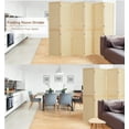 Duraspace 4 Panel Bamboo Room Divider, 6ft Tall Folding Privacy Screen ...