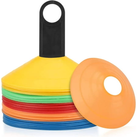 25 Pieces Scoring Cones Marking Cones Signaling Cone, Soccer Training ...