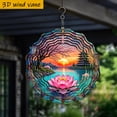 HELLOYOUNG Wind Chimes Outdoor, Lotus Lake Wind Spinner Garden Decor ...