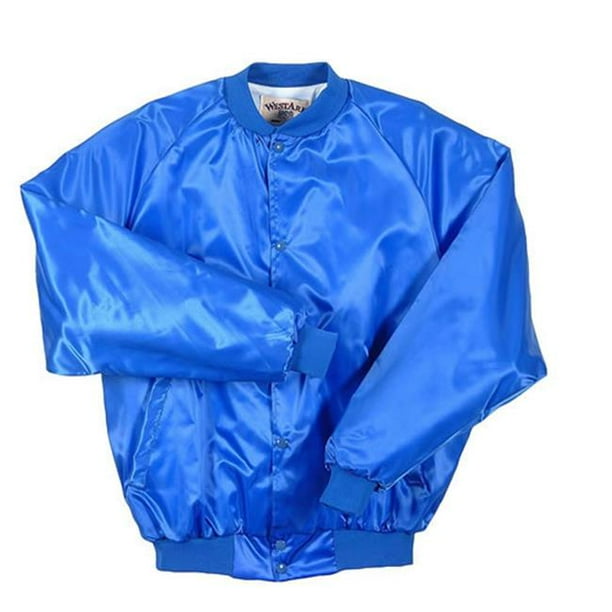 Westark - Westark 2460 Adult Satin Solid Quilt Lined Jacket, Royal ...
