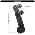 Adjustable 17mm Joint Rotating Extension Arm Adapter For Vehicle ...