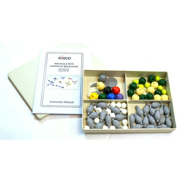 Molecular Model Kit (74 Pieces) - Demonstration of Bond Orientation ...