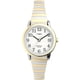 Timex Women's Easy Reader 25mm Watch – Two-Tone Case White Dial with ...