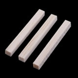 50 Piece Square Craft Sticks Wooden Sticks Soft Balsa Woods for DIY ...