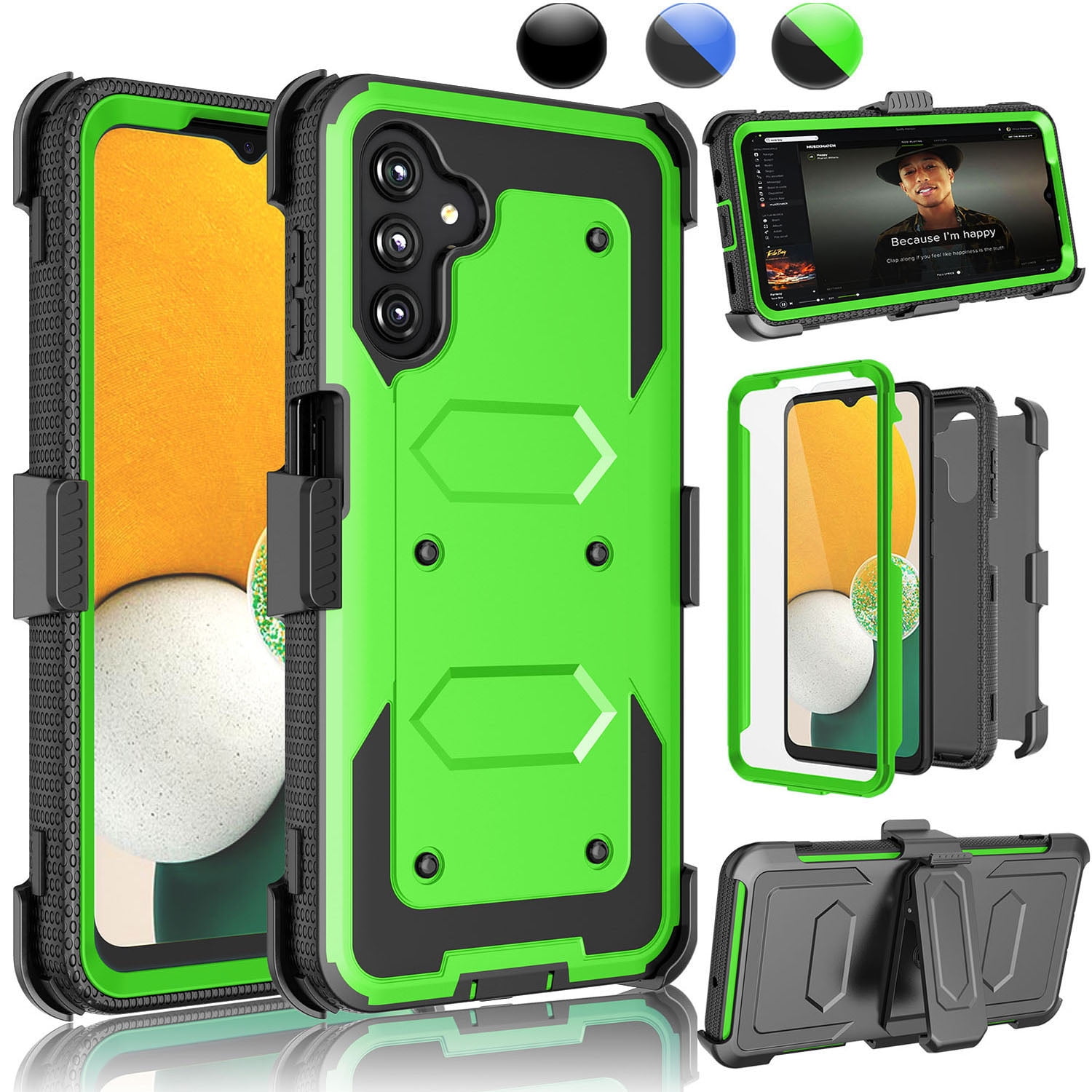 Cell Phone Case For Samsung Galaxy A13 5G, Heavy Duty Phone Case [Built ...