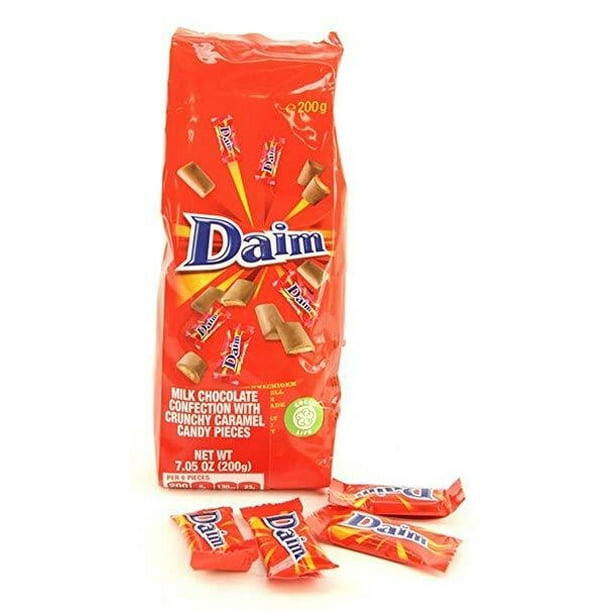 Daim Milk Chocolate Covered Crunchy Caramel Candy 7.05-ounce (200g ...