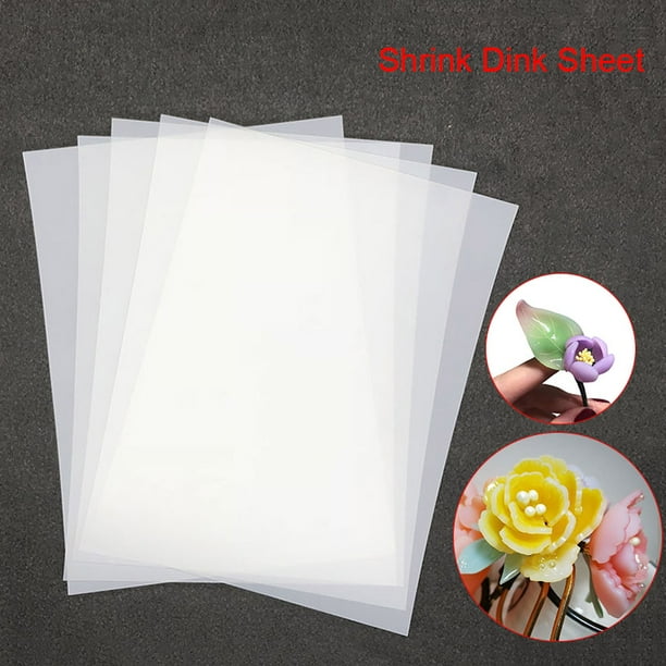CAROOTU DIY Shrink Film Paper Sheets Heat Shrinkable Paper for Crafts ...