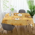 Cute Baby Bear Tablecloth 54x54In, Rectangle Table Cover Kitchen Dinner ...