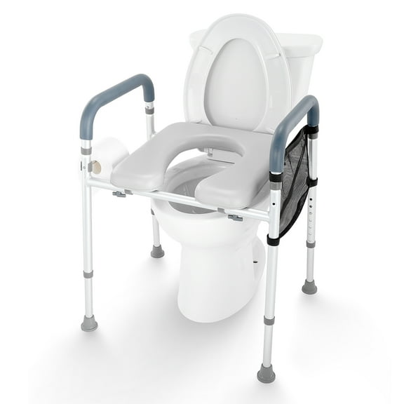GF Health Lumex Versaframe Toilet Safety Rail, Adjustable Height & Width - Walmart.com