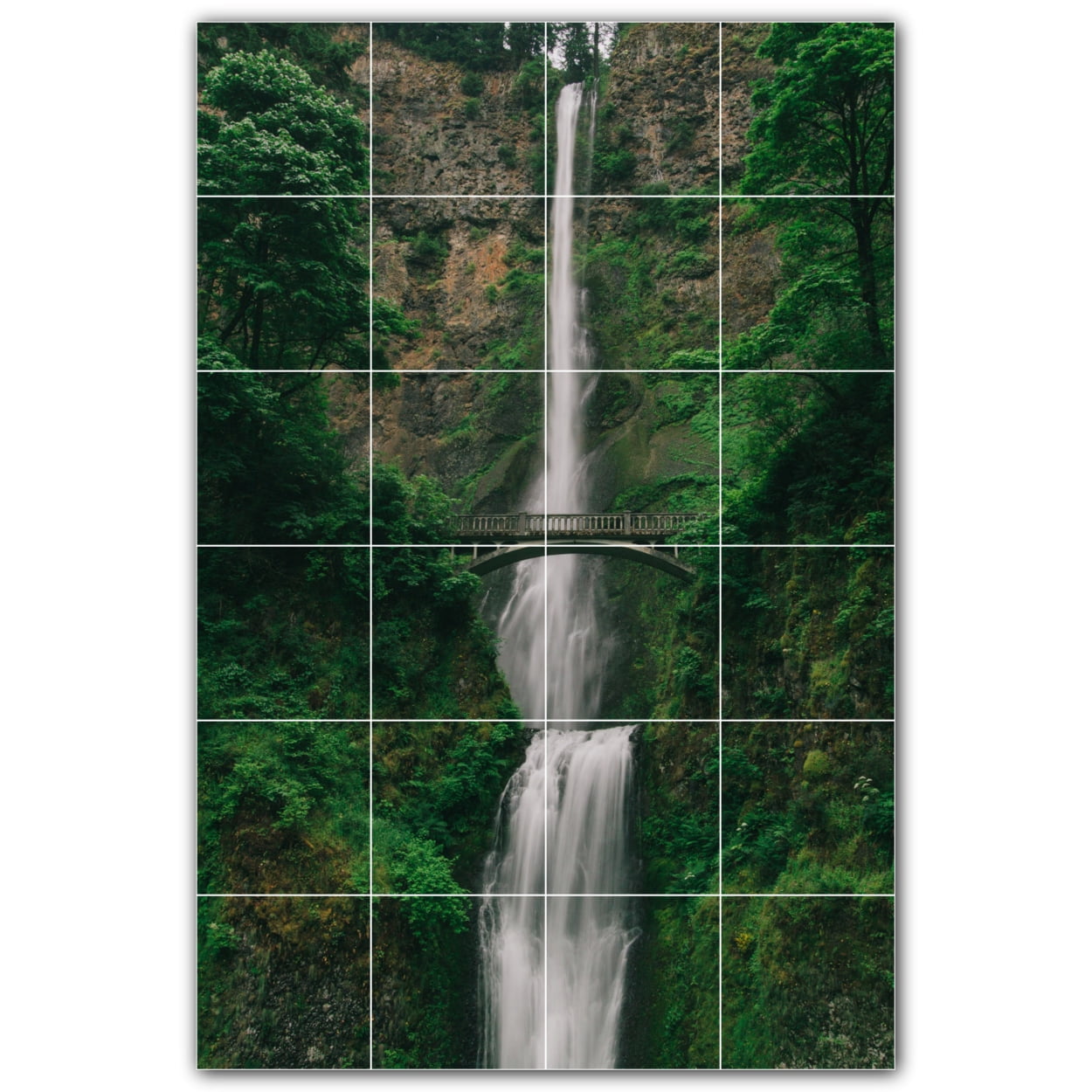 Picture-Tiles.com: Waterfalls Ceramic Tile Wall Mural WAL501137-46L. 32 ...