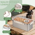 Grace Bread Box Stainless Steel Bread Keeper with Airtight Lid Large ...
