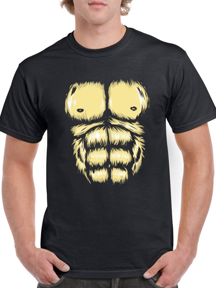 Gorilla Abs Costume Men T-Shirt, Male Large - Walmart.com