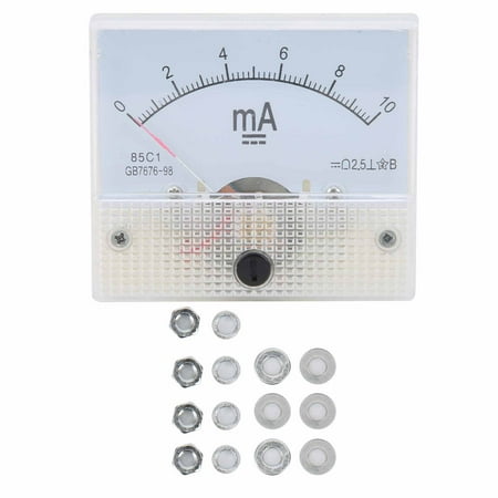 85C1 DC 0-10MA Pointer Ammeter Head Ampere Meter Panel Current ...