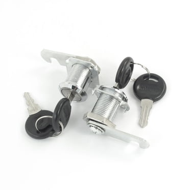 Tool Box Furniture Locking 19mm Dia Thread Cylinder Cam Lock w Key ...