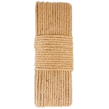 Jute Craft Rope .375"X100'Natural - Walmart.com