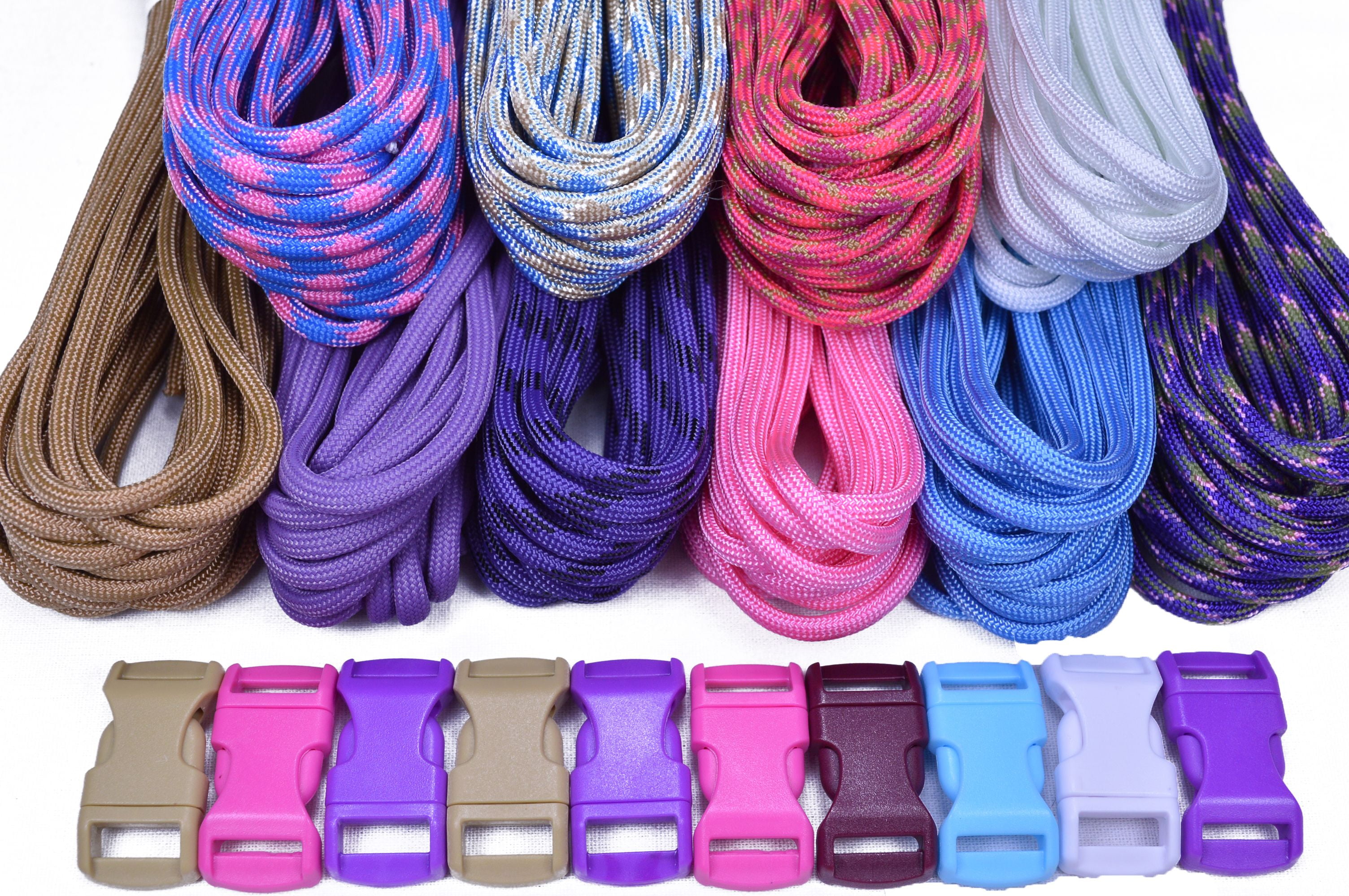 Bored Paracord Brand Paracord Starter Kit - Pastels Combo Kit - Walmart ...