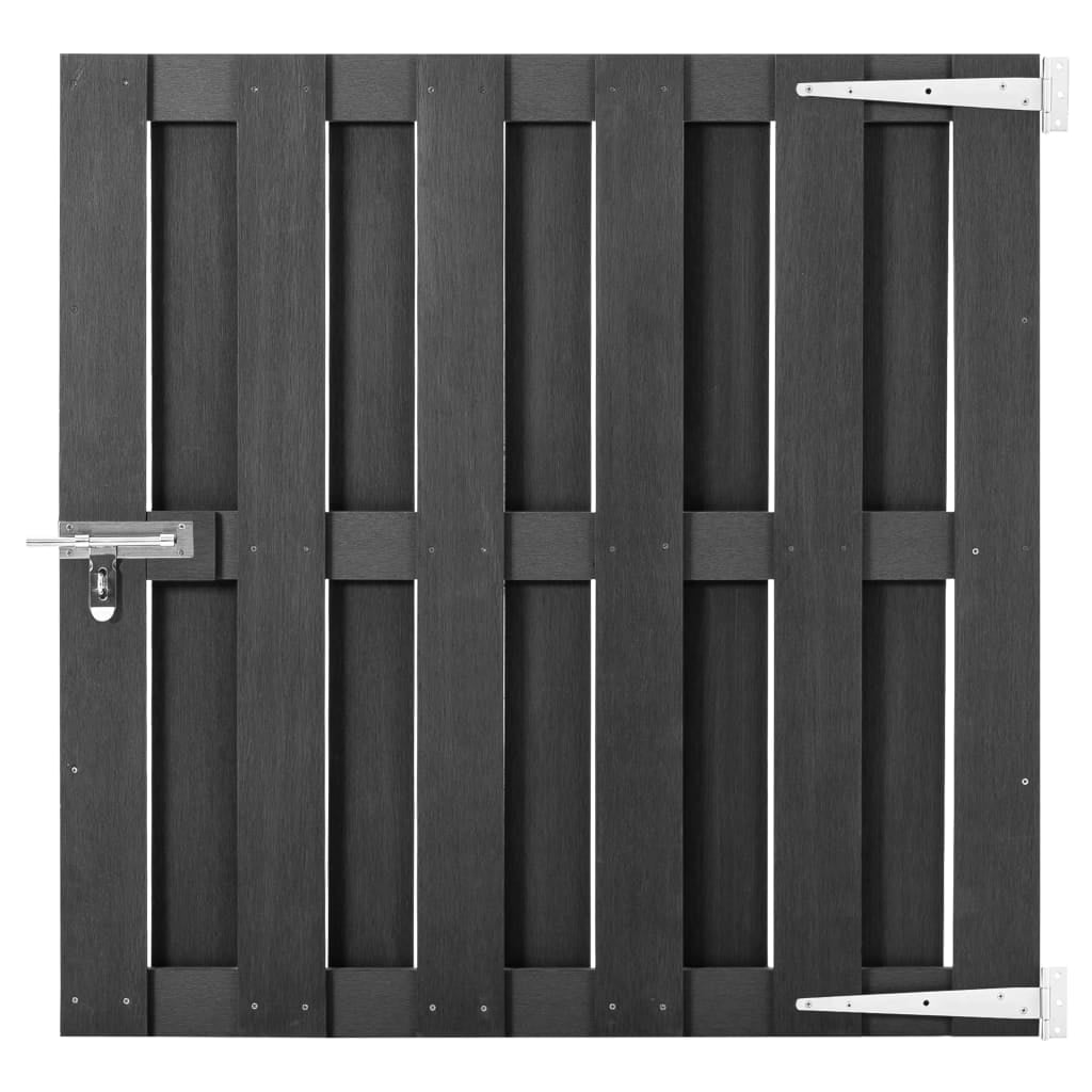 Click here for Vidaxl Garden Gate Wpc 100x100 Cm Grey 100 X 100 C... prices